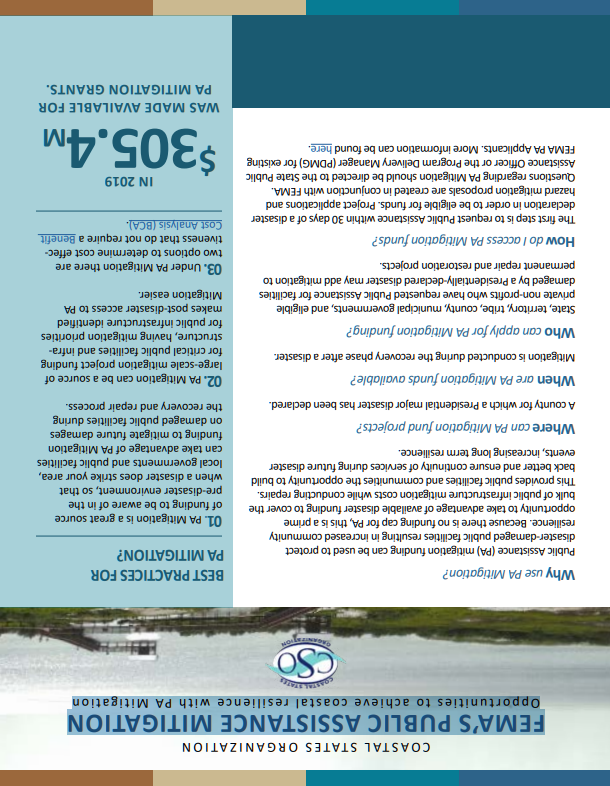 PA Mitigation Fact Sheet - Coastal States Organization